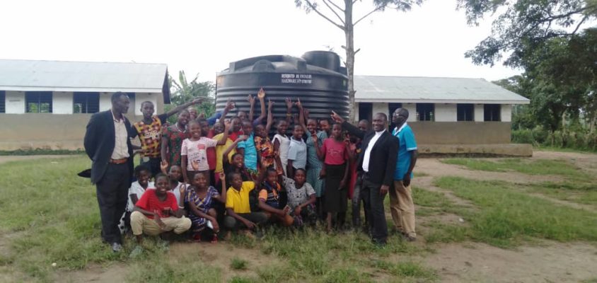 Water Tanks for Two Schools | Children Waiting Everywhere