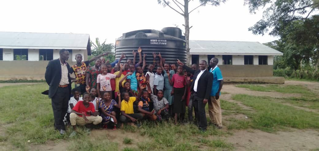 Water Tanks for Two Schools | Children Waiting Everywhere